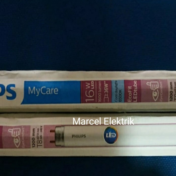 Jual LAMPU TL LED TUBE T8 PHILIPS/ECOFIT LEDTUBE 1200MM 16W/765 AP I G | Shopee Indonesia