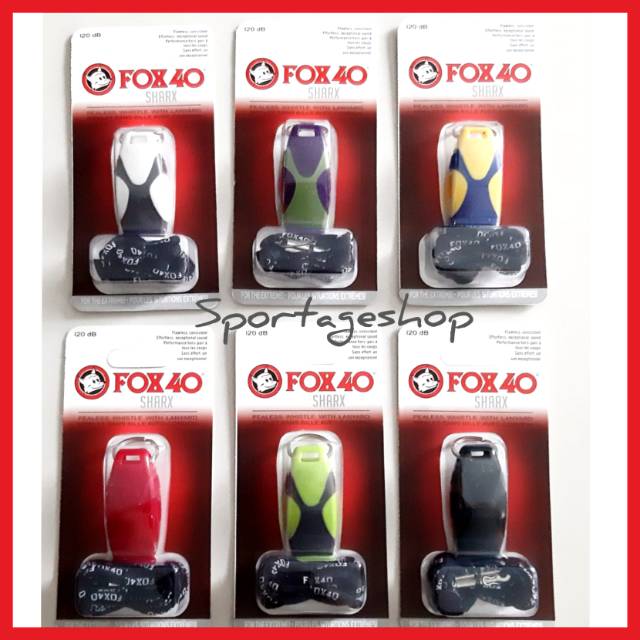 Jual Peluit Wasit FOX 40 SHARK - Pluit bola sepak futsal basket Fox 40 ...