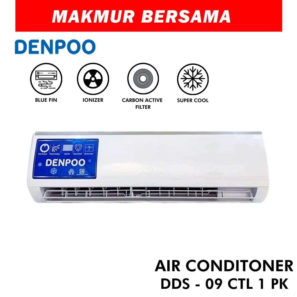 Jual Denpoo AC DDS 09 CTL 1 PK (UNIT ONLY) - FREE ONGKIR SURABAYA KOTA ...