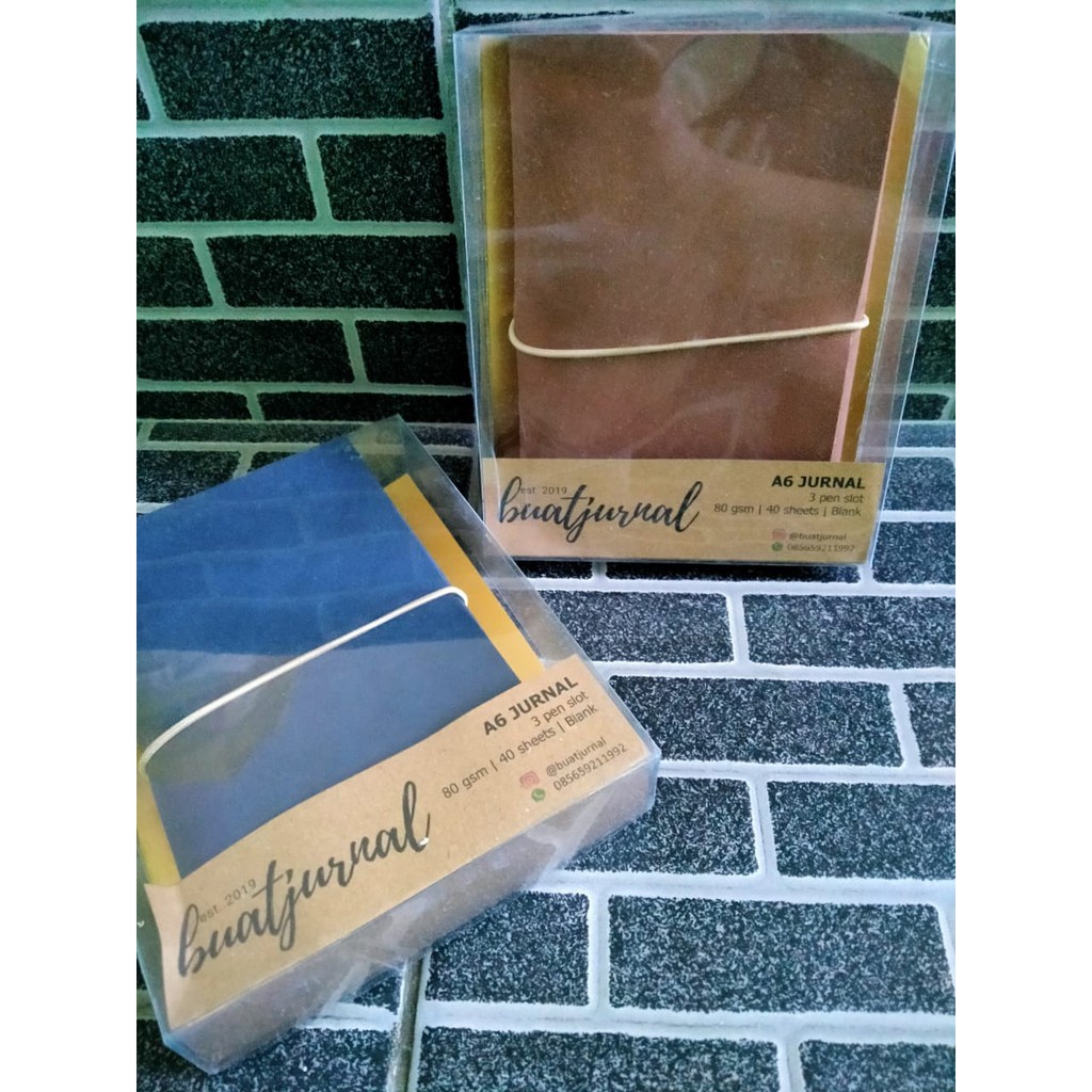 Jual DIY Travelers Notebook - COVER + INSERT | Shopee Indonesia