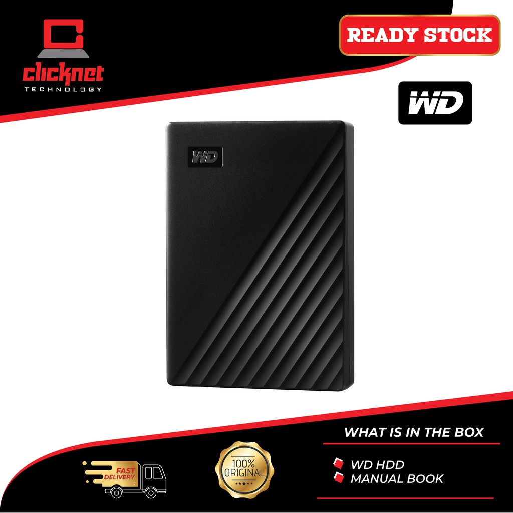 Jual WD 5TB MY PASSPORT PORTABLE EXTERNAL HARD DRIVE | Shopee Indonesia