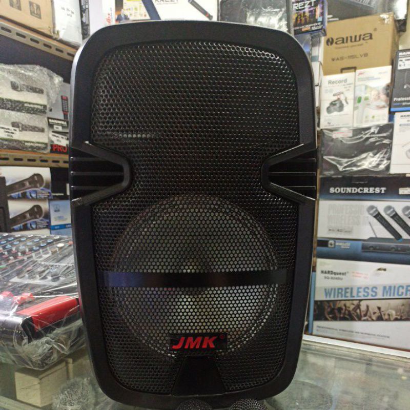 Jual Speaker Portable JMK JK-7808J 8inch | Shopee Indonesia