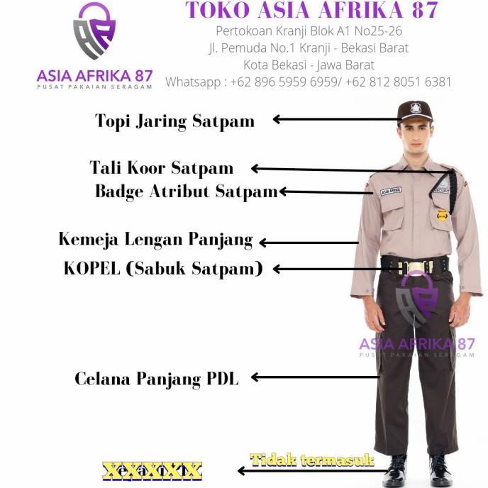 Jual Paket setelan seragam security satpam PDL Terbaru MURAH | Shopee ...