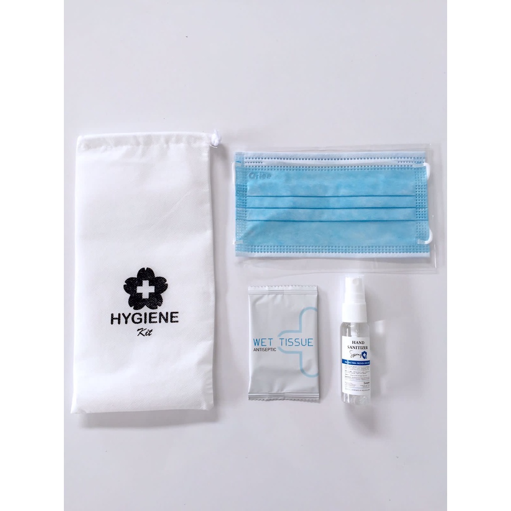 Jual Paket Hygiene Kit Pouch Kain | Shopee Indonesia