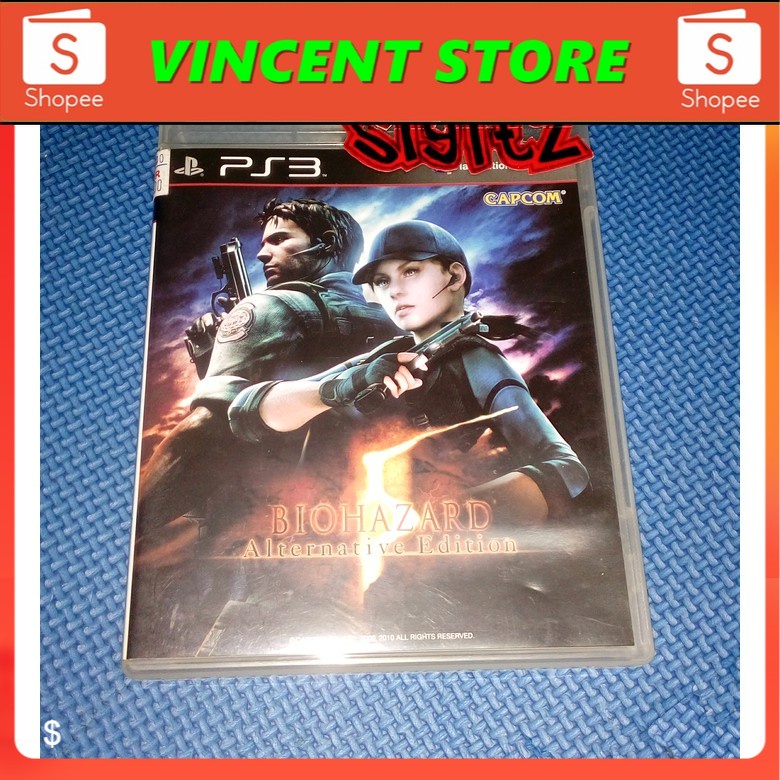 Jual PRODUK ORIGINAL!!! bd PS3 kaset game RESIDENT EVIL 5 BIOHAZARD ...