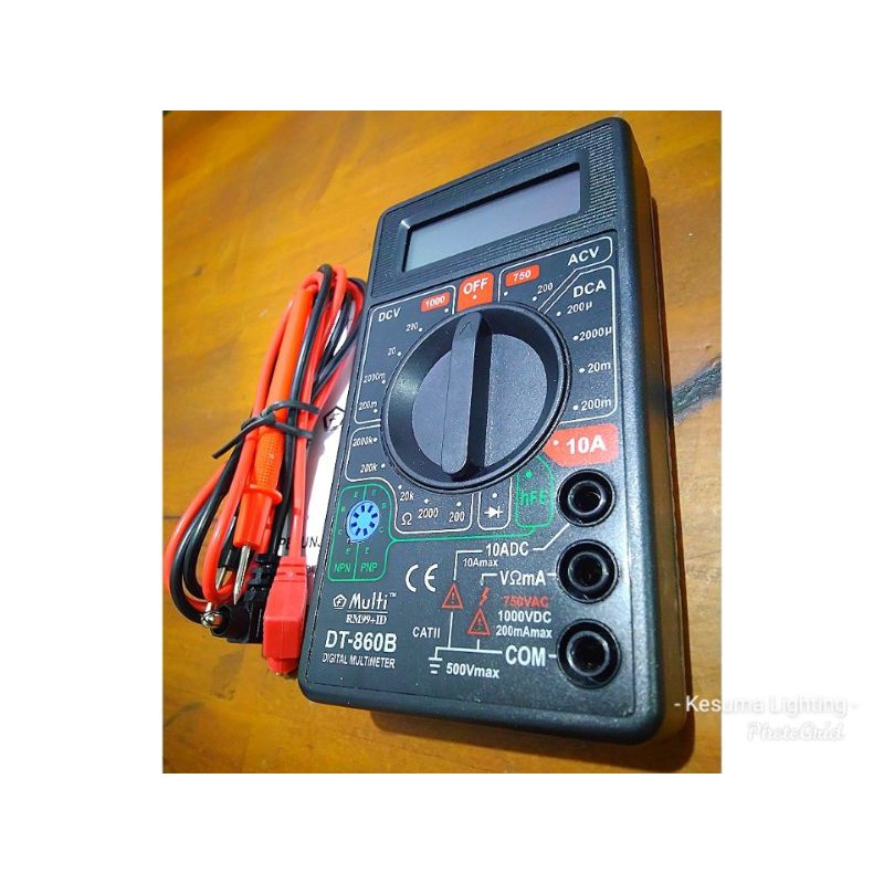 Jual DIGITAL MULTIMETER DT860B / AVO METER / MULTITESTER DT860B ...