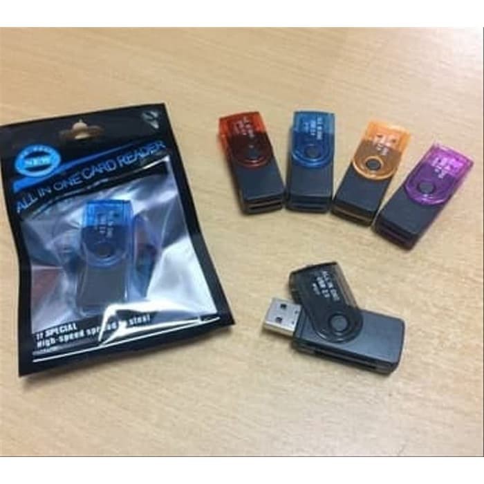 Jual Card Reader Putar All In 1 4 Slot Cardreader Multi Usb 20 | Shopee ...
