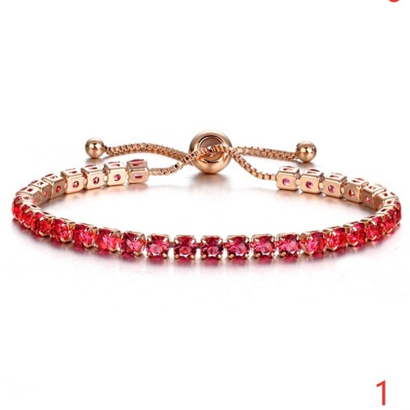 Jual Gelang Serut Diamond Rhinestone Adjustable Bracelet Gelang Serut ...