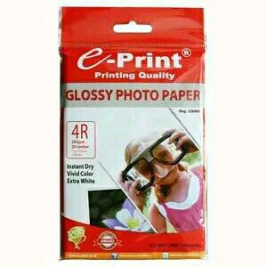 Jual GLOSSY PHOTO PAPER A6/ 4R 200 GRAM 20 SHEET | Shopee Indonesia