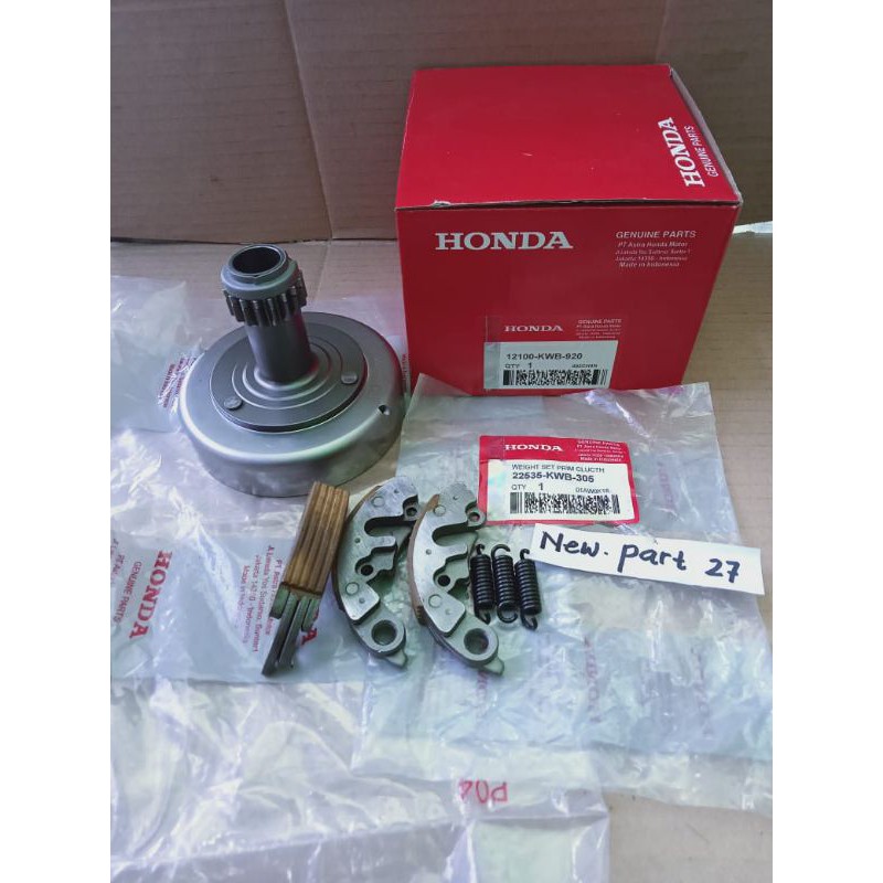 Jual mangkok/lonceng (KWB) + kampas ganda blade 110 karbu/Revo absolute/Revo fit Karbu | Shopee ...