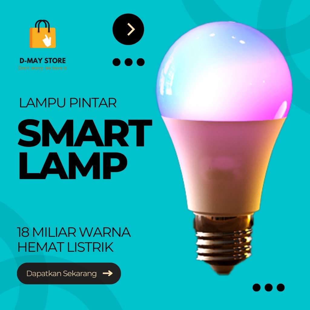 Jual Lampu Pintar Wifi Smart LED Bulb 14W RGB+WW Kontrol Handphone ...
