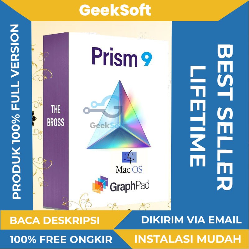Jual GraphPad Prism 9 Mac BIG SUR - analisis statistik dan grafik untuk penelitian ilmiah ...