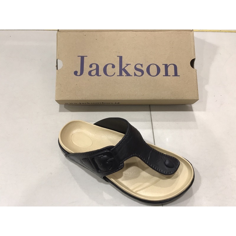 Jual sandal jepit merek JACKSON full karet sendal ringan sendal air ...