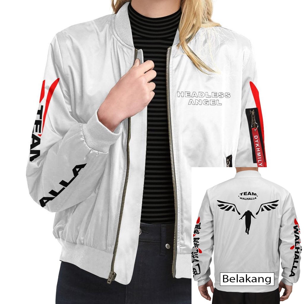 Jual Jaket Bomber Valhalla - Jaket Bomber Tokyo Revengers Valhalla Mike ...