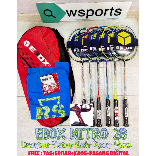 Jual Raket Badminton Ebox NITRO 28 ii Original | Shopee Indonesia