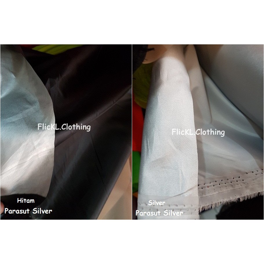 Jual Kain Parasit Silver Bahan Parasut Silver Waterproof Anti Air ...