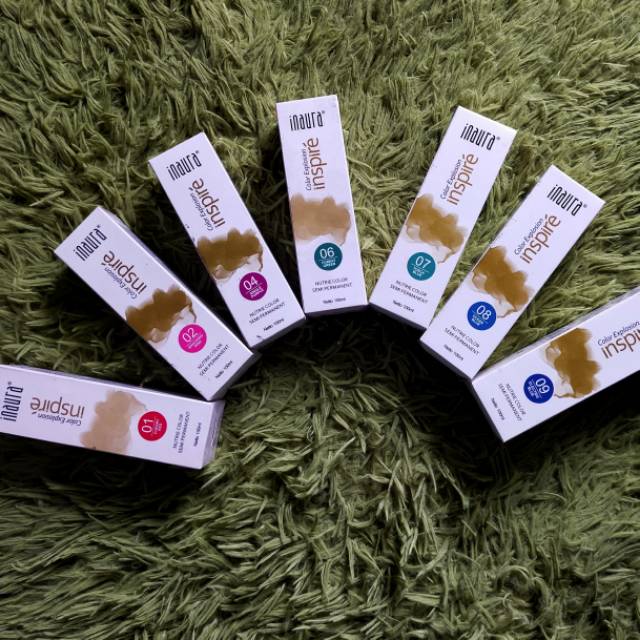 Jual inaura color explosion inspire cat rambut semi permanent | Shopee ...