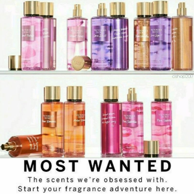 Jual VICTORIA'S SECRET VS BODY MIST 250 ML MIX COCONUT PASSION AQUA ...