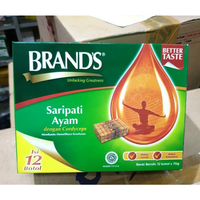Jual BRANDS SARIPATI AYAM / BRANDS ESSENCE OF CHICKEN CORDYCEPS VALUE ...
