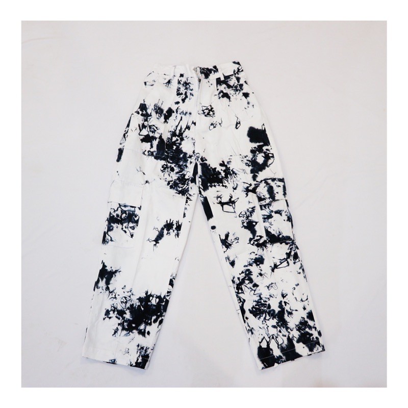 Jual Cargo Pants Abstrak White | Shopee Indonesia