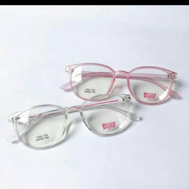 Jual KACA MATA Paket Kacamata LEVIS Transparent + Lensa BLUE RAY ...