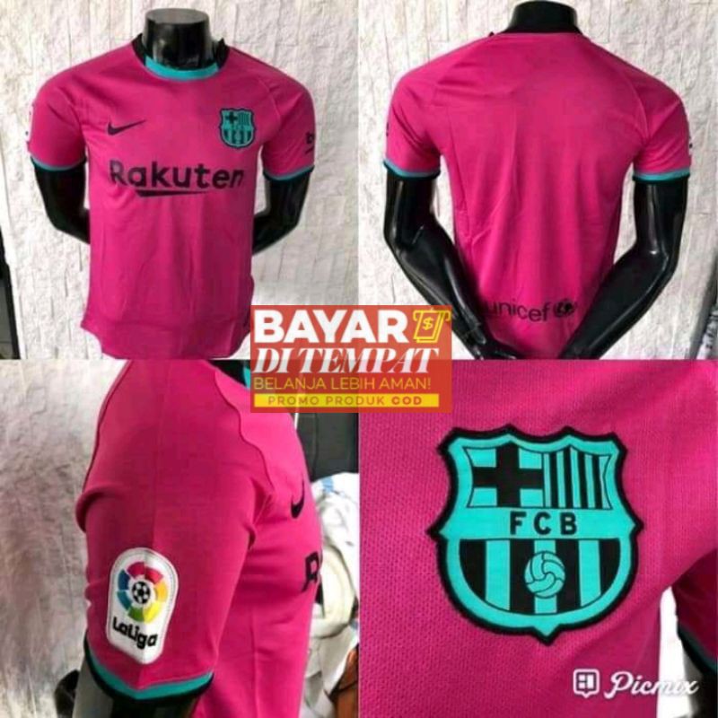Jual JERSEY BARCELONA AWAY NEW 2020/2021 GRADE ORIGINAL (GO) | Shopee ...