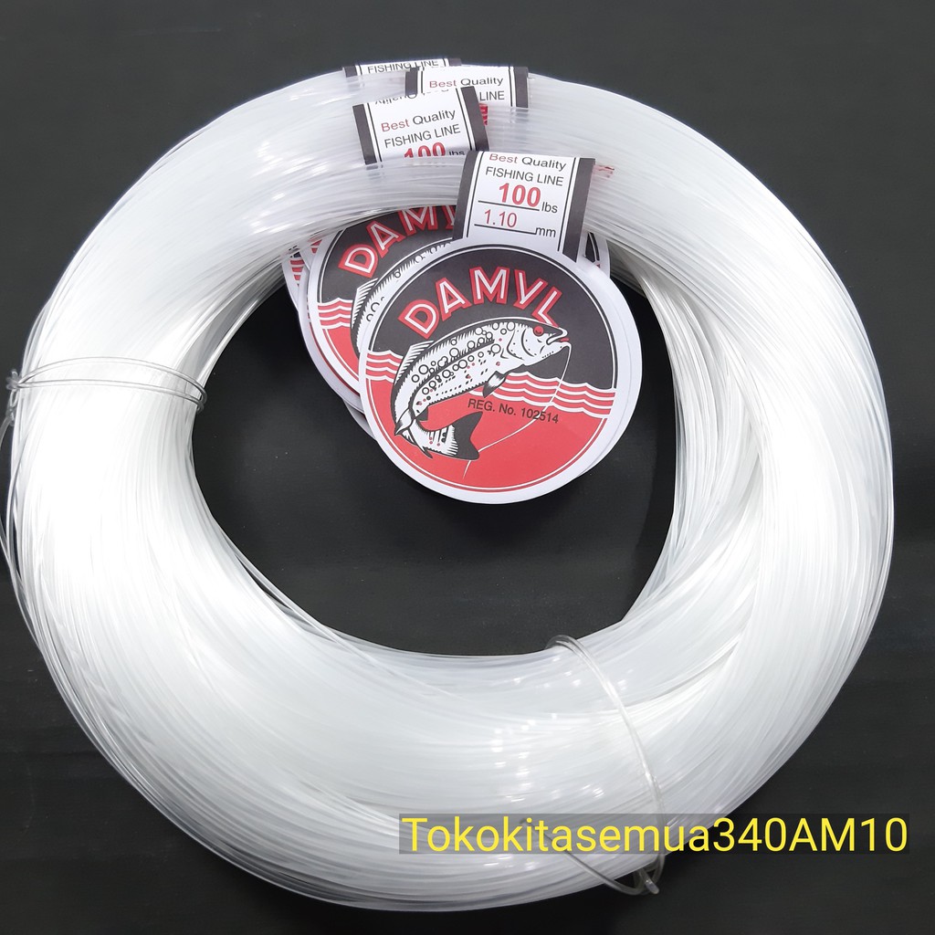 Jual Nilon Pancing Senar 100 LB panjang 30 meter | Shopee Indonesia
