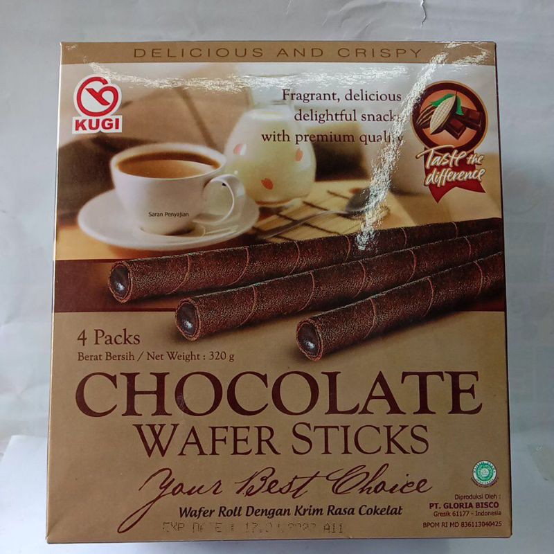 Jual KUGI WAFER STICK CHOCOLATE 320gr | Shopee Indonesia
