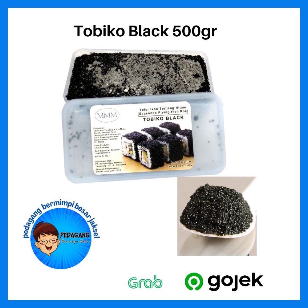 Jual Tobiko Black 500gr | Tobiko Hitam | Telur Ikan Terbang | Shopee ...