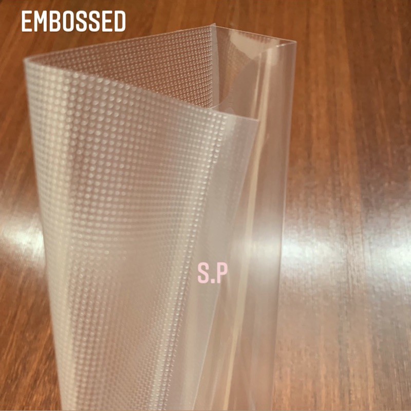 Jual PLASTIK VAKUM VACUUM EMBOSSED EMBOSS EMBOS BINTIK MAKANAN uk ...