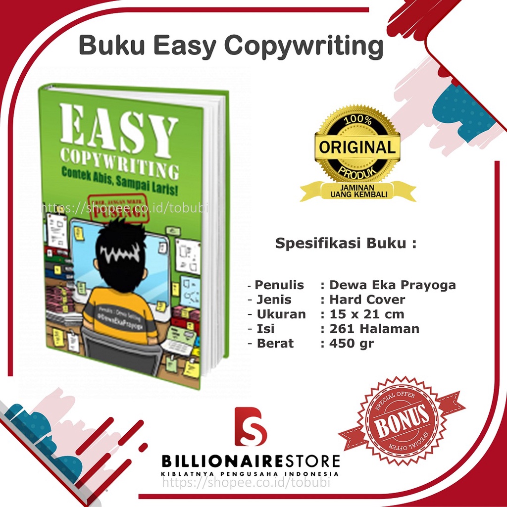 Jual Buku Easy Copywriting Dewa Eka Prayoga | Shopee Indonesia