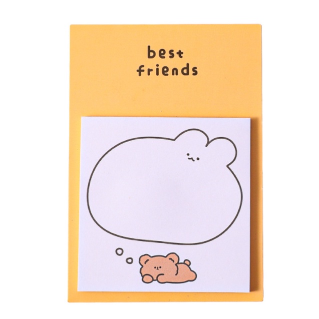 Jual J2 - Stikcy notes best friends lucu Memo note bear frenz | Shopee ...