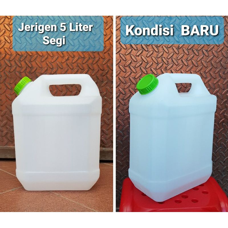 Jual Jerigen 5 Liter Segi BARU | Shopee Indonesia