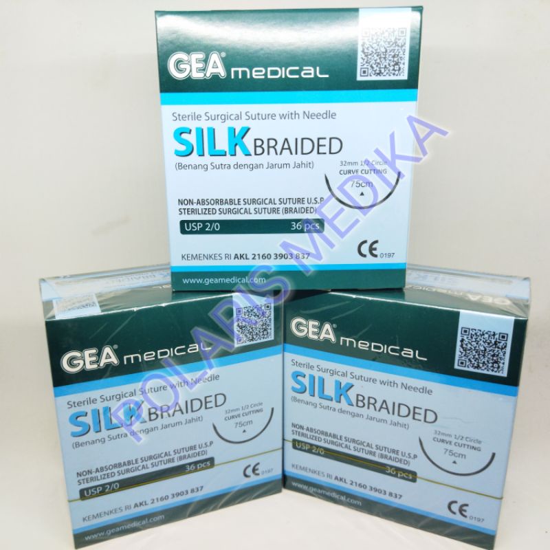 Jual SILK CATGUT BOX / Benang Suture Hecting | Shopee Indonesia