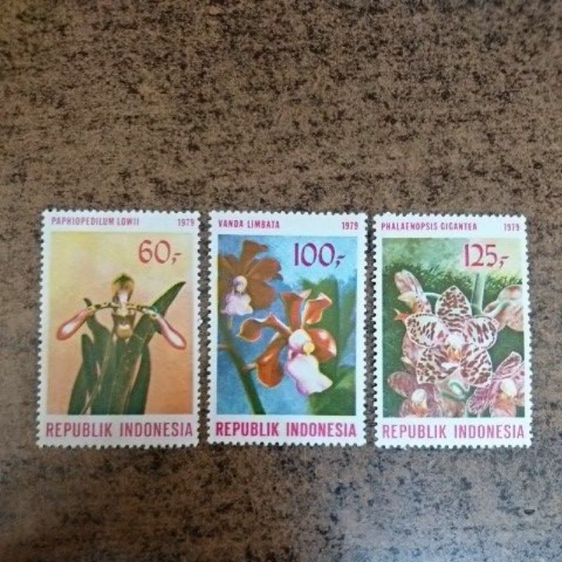 Jual Prangko Perangko Indonesia seri Anggrek 1979 | Shopee Indonesia