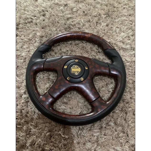 Jual setir momo original stir momo ori classic kayu | Shopee Indonesia