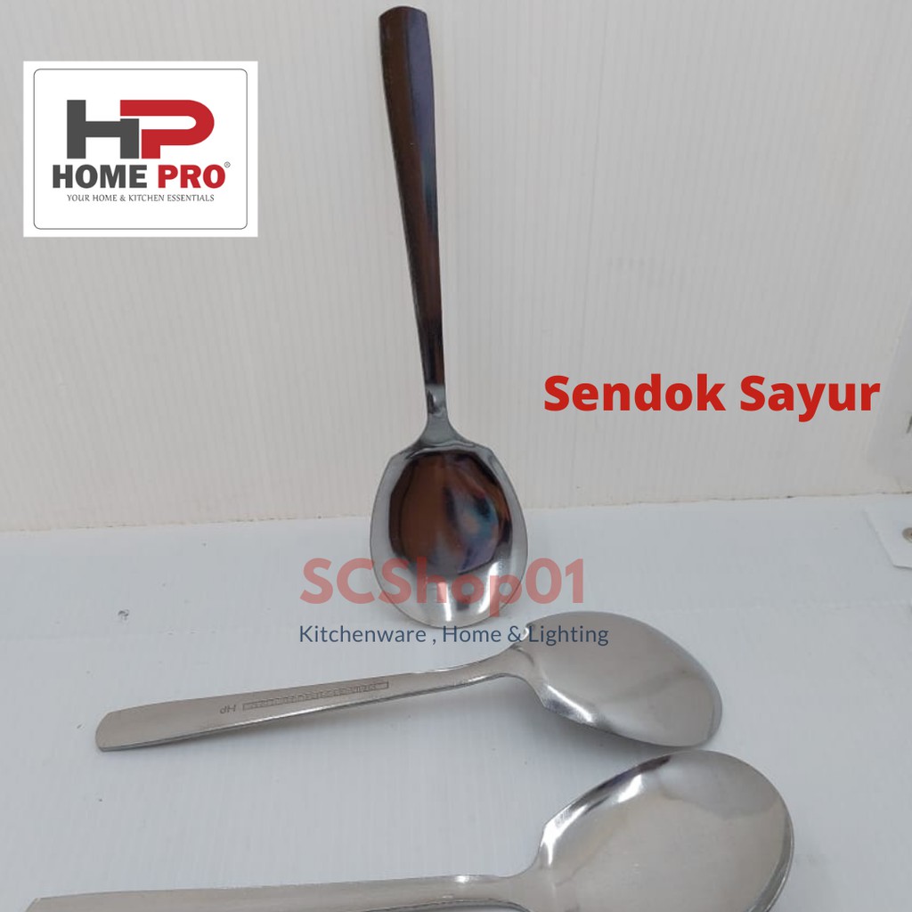Jual Sendok Sayur / Sendok saji Stainless Tebal HOME PRO | Shopee Indonesia