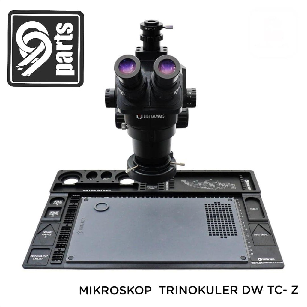 Jual MIKROSKOP TRINOKULER DW-TC-Z BLACK | Shopee Indonesia