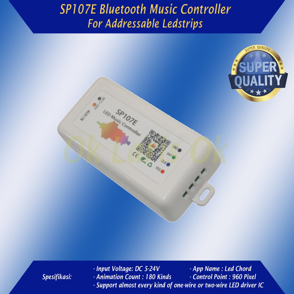Jual Promo SP107E Bluetooth Music Controller 960 Pixels for WS2811 ...