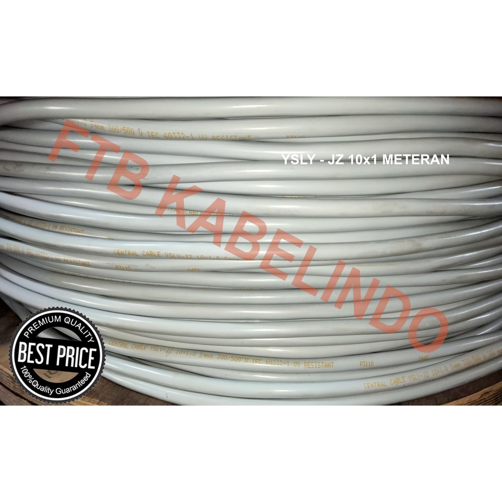 Jual YSLY-JZ 10x1 Sqmm 500V CentralKabel ( Delta YSLY-JZ 10x1mm YSLY ...