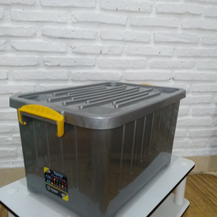 Jual Container Box Abu-Abu MPW CB 45 Liter (Gojek) | Shopee Indonesia