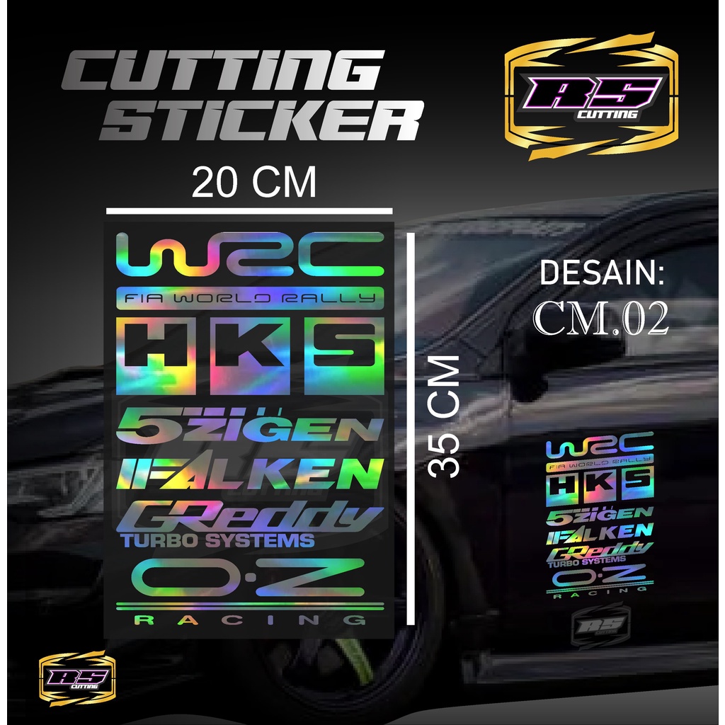 Jual (COD) Cutting Sticker Mobil - Stiker Cutting Mobil List Strip ...