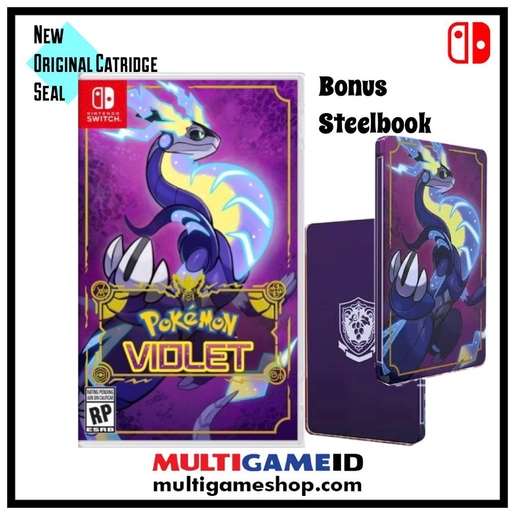 Jual Switch Pokemon Violet + Steelcase | Shopee Indonesia