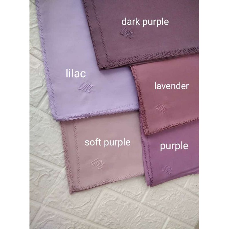 Jual Part 1 Hijab Segi Empat Voal Miracle Plain Umama | Shopee Indonesia