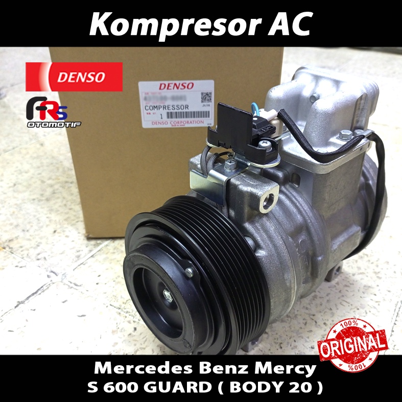 Jual KOMPRESOR AC MERCY MERCEDES BENZ S600 GUARD BODY 20A ORIGINAL ...