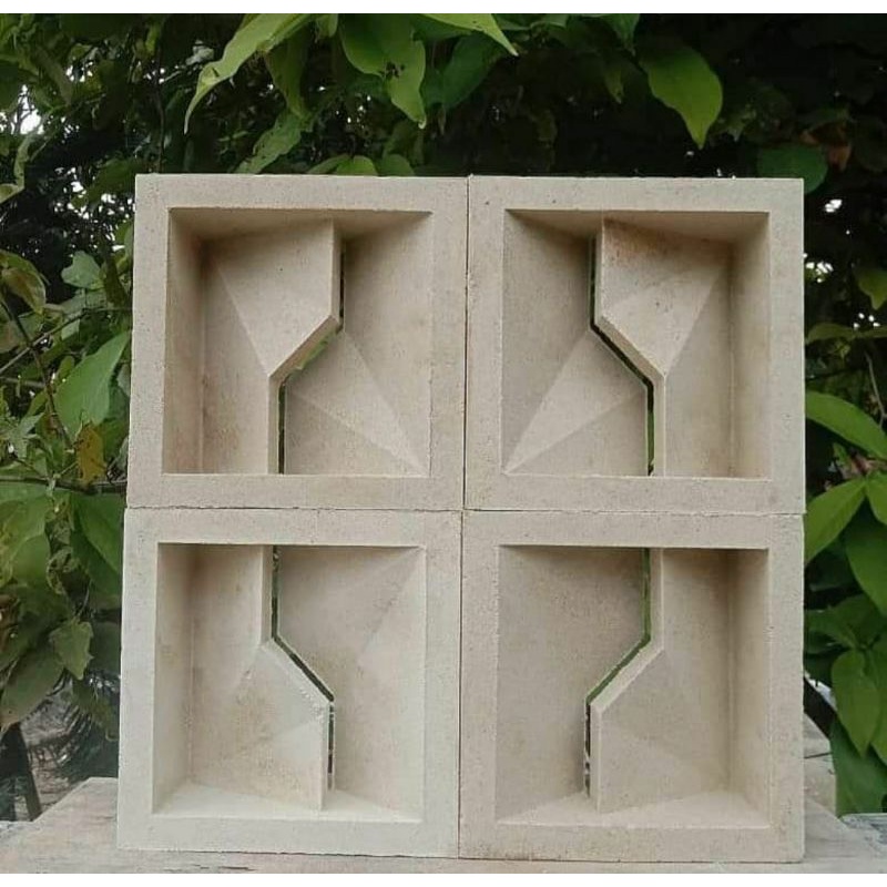 Jual Roster beton anti tampias putih / roster beton minimalis / roster ...