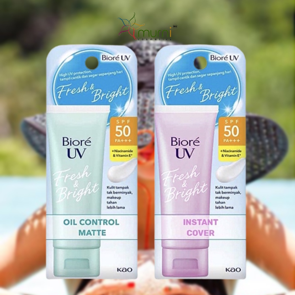 Jual BIORE UV FRESH & BRIGHT SPF 50 PA+++ 30G | Shopee Indonesia