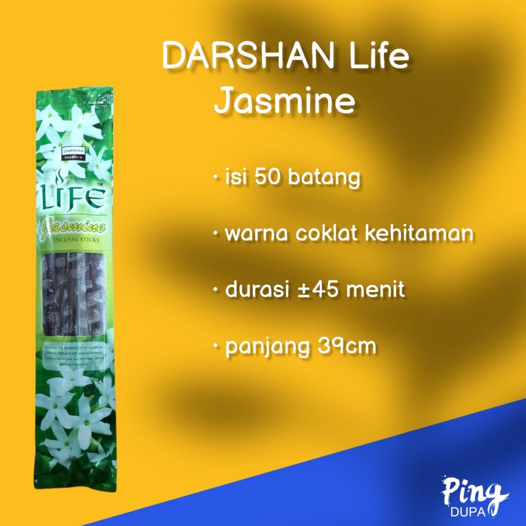 Jual Dupa Hio Jasmine Melati Pounch isi 50 batang By Maharaja Darshan ...