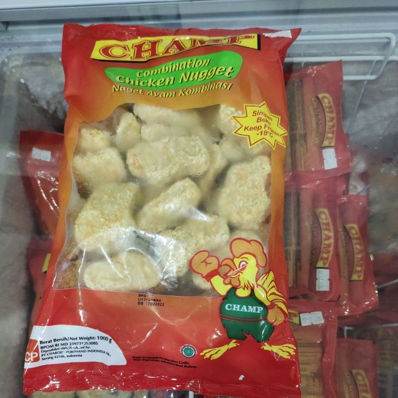 Jual champ chicken nuggets 1kg/500gram/350gram | Shopee Indonesia
