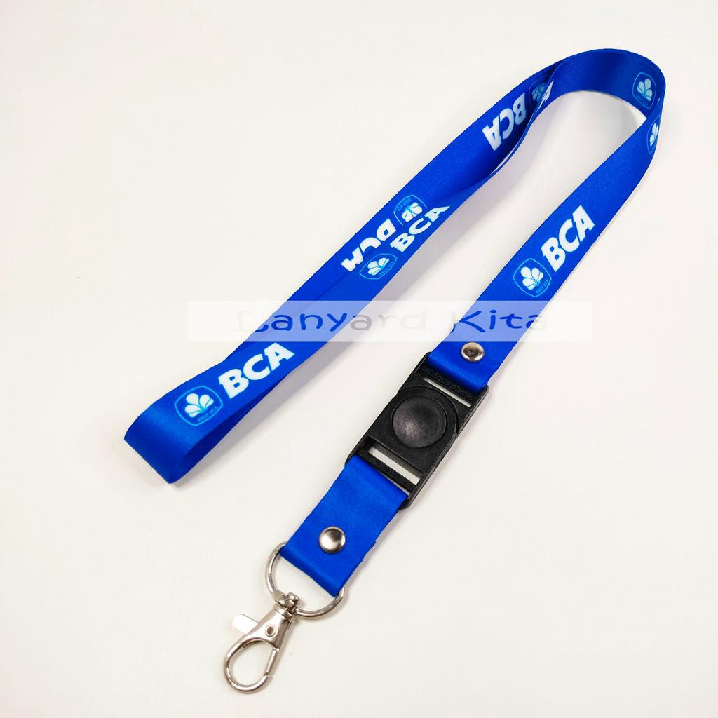 Jual BCA Tali Lanyard Id Card Printing Gantungan HP Name Tag 2 cm ...